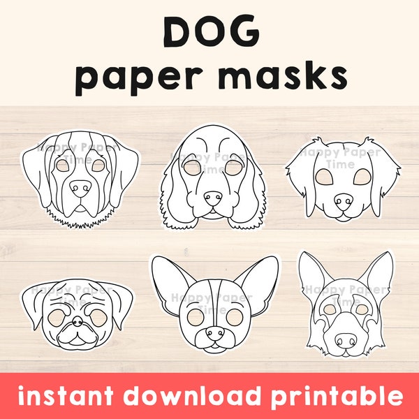 Dog Mask - Etsy