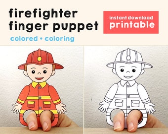 Fire Safety Puppet - Etsy