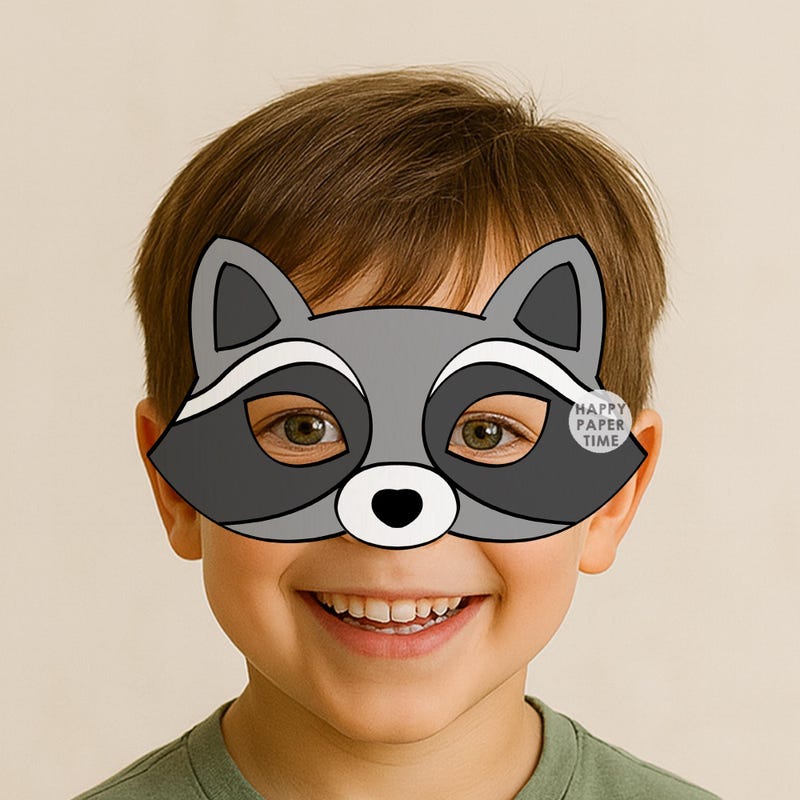 Therian Raccoon Mask - Etsy