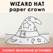 Eagle Paper Crown Party Activity Printable Kids Coloring Craft America ...