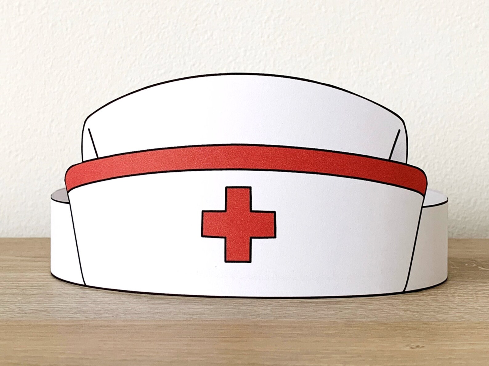 Printable Nurse Hat Printable Blank World