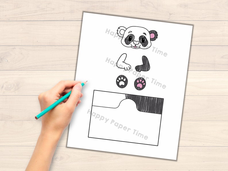 Panda Toilet Paper Roll Craft Asian Animal Jungle Party - Etsy
