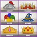 Medieval Fantasy Paper Crown Coloring Headband Knight Dragon Princess ...
