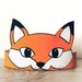 Fox Paper Crown Activity Coloring Printable Kids Craft Woodland Forest ...