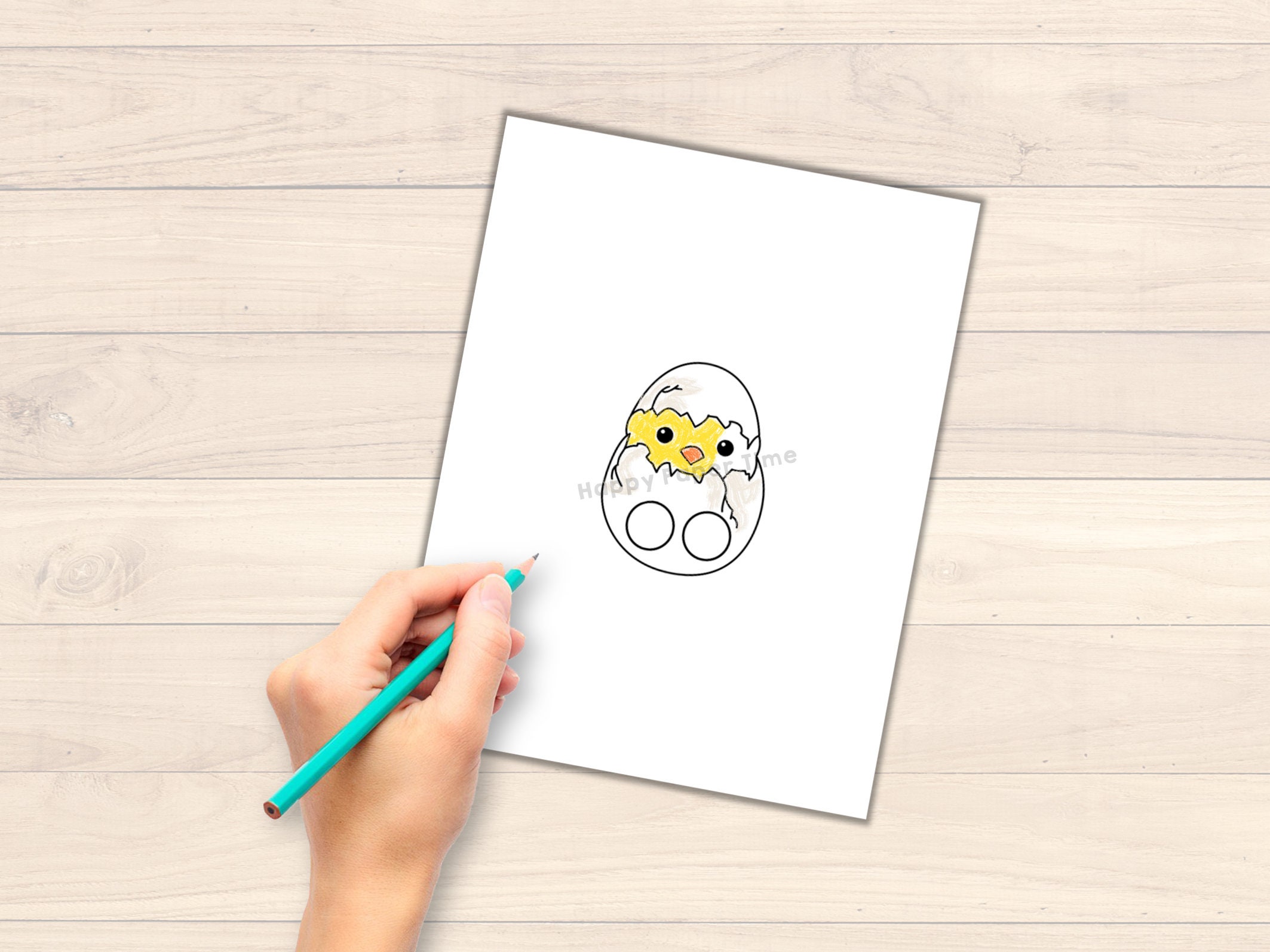 Chick Paper Craft Printable Farm Animal Finger Puppet Kids - Etsy