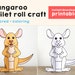 Kangaroo Toilet Paper Roll Craft Australian Animal Party - Etsy