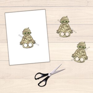 Mummy Paper Craft Printable Ancient Egypt Finger Puppet Kids Craft ...