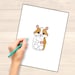 Hamster Paper Craft Printable Pet Animal Finger Puppet Guinea Pig ...