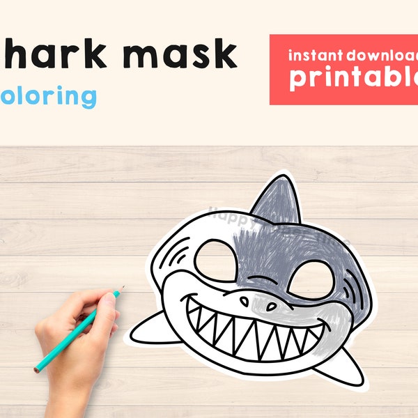 Shark Mask - Etsy