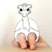 Emu Paper Craft Printable Australian Animal Finger Puppet Kids Craft ...
