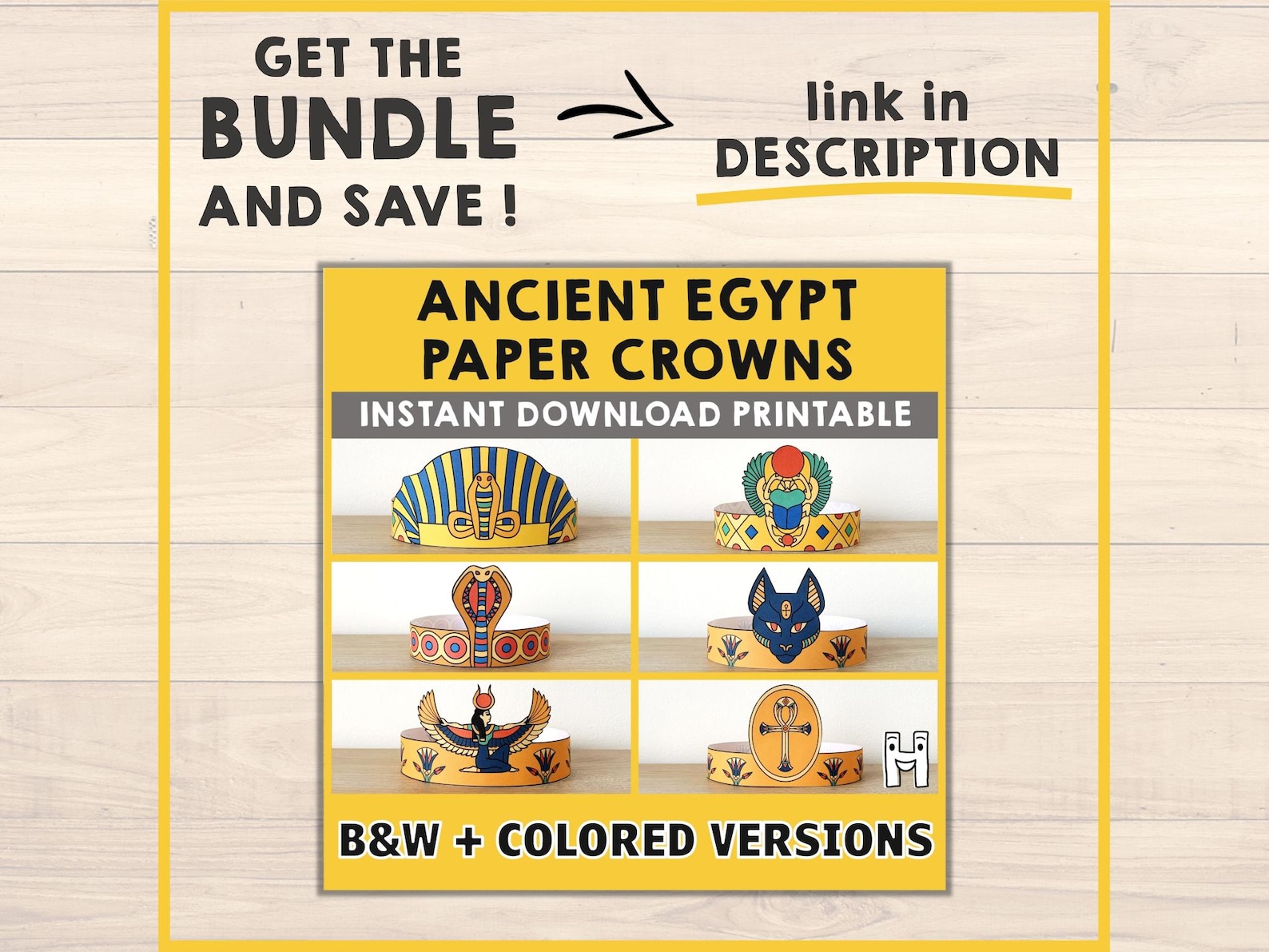 Ancient Egypt Cobra Paper Crown Princess Template Party Coloring ...