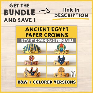 Ancient Egypt Cobra Paper Crown Princess Template Party Coloring ...