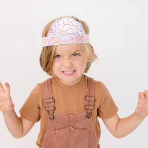 Halloween Paper Crowns Witch Zombie Bat Devil Frankenstein Printable ...