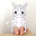 Zebra Paper Craft Printable African Animal Finger Puppet Kids - Etsy