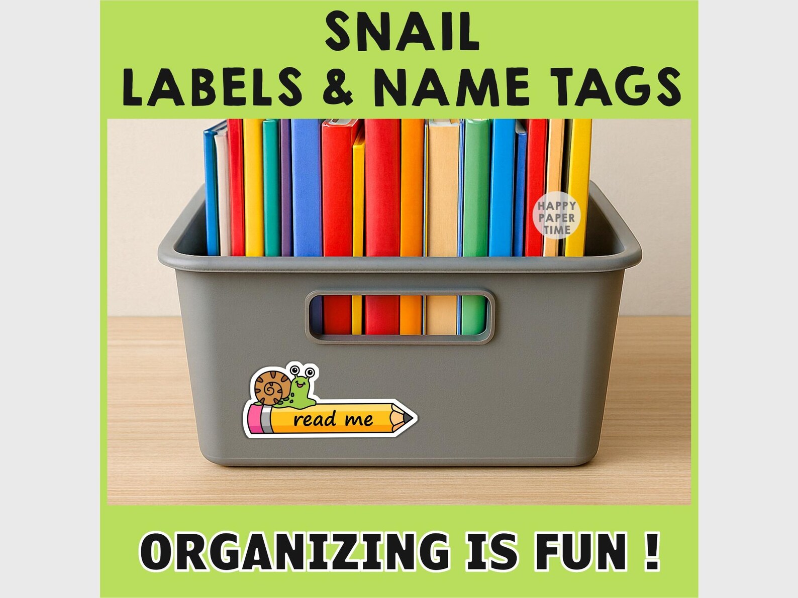 Snail Name Tags Classroom Labels Bug Insect Animal Spring Editable ...