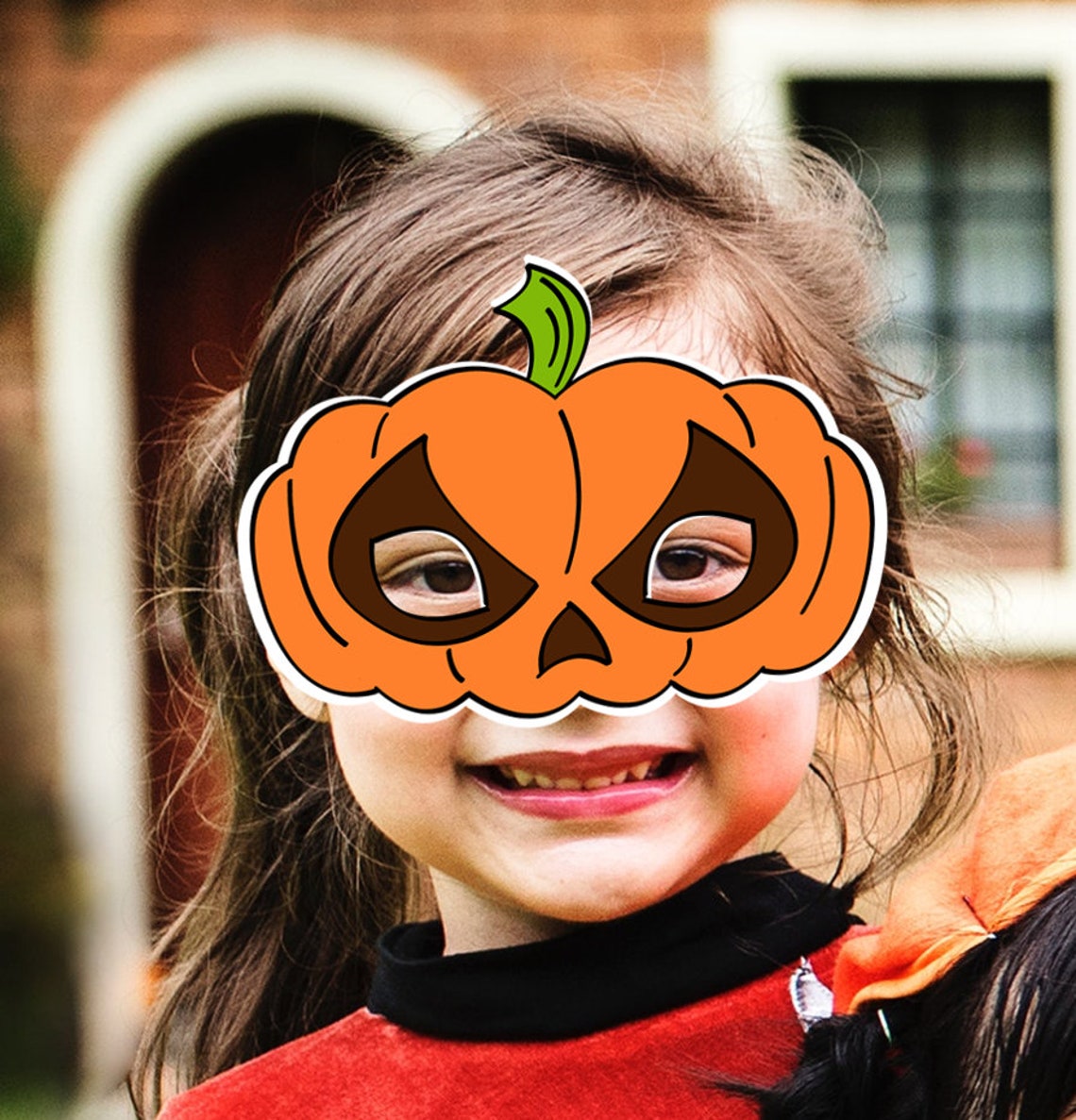 Pumpkin Mask Kids Costume Halloween Pumpkin Mask Diy Pumpkin Party ...