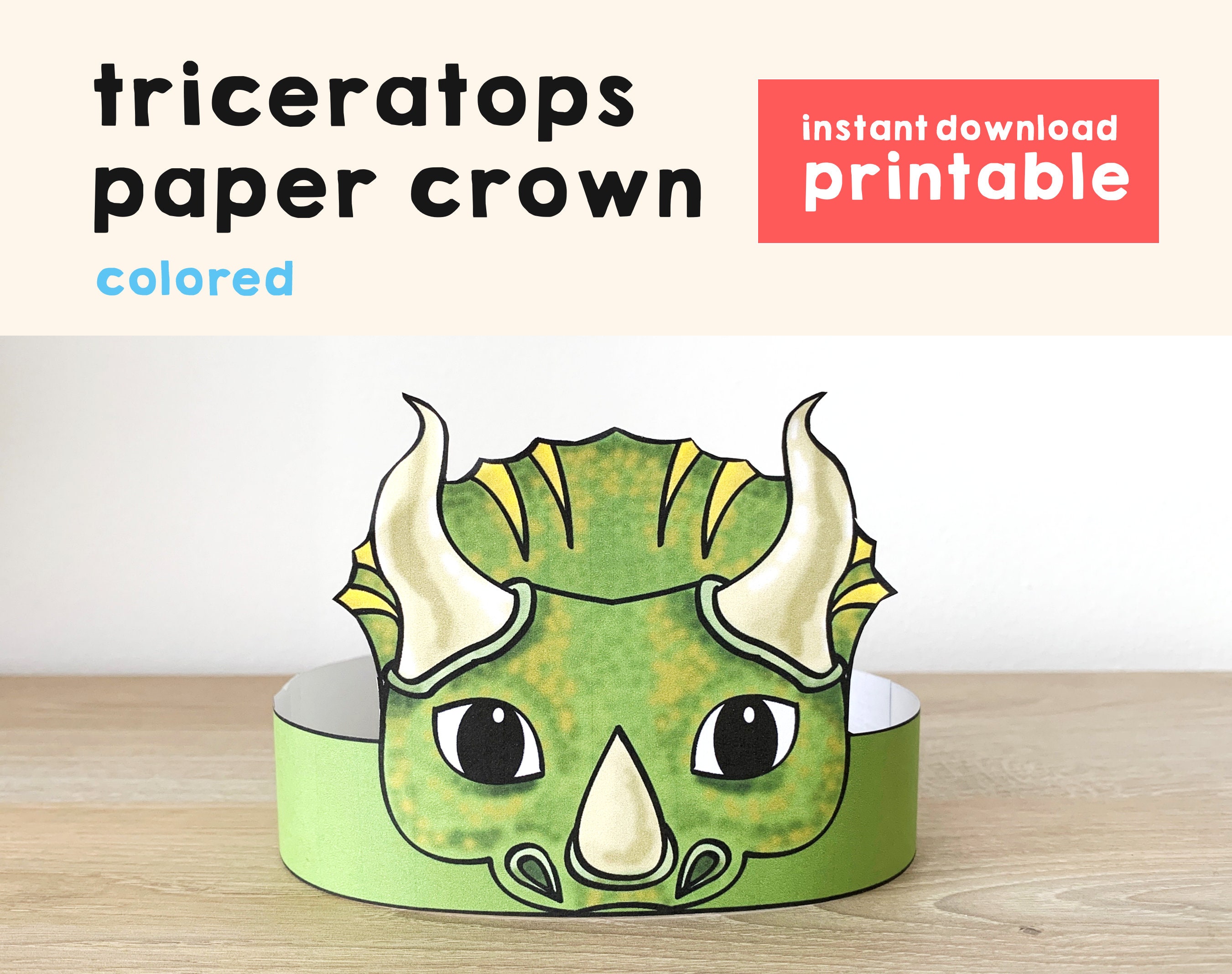 Triceratops Template