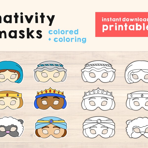 Nativity Printable - Etsy