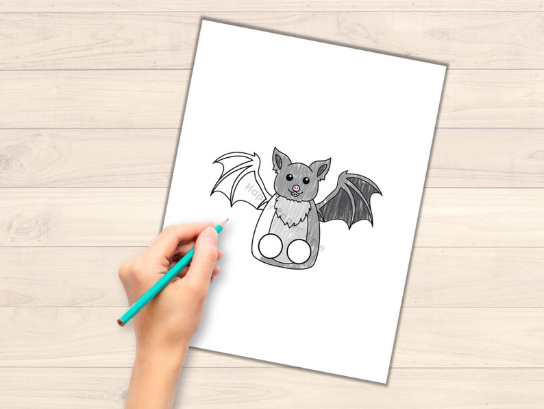 Bat Paper Craft Printable Halloween Spooky Day Finger Puppet - Etsy