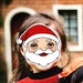 Santa Claus Mask Paper Christmas Costume Printable Craft Party Favor ...