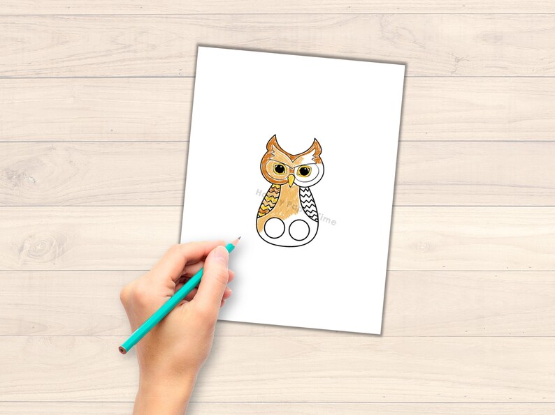 Owl Paper Craft Printable Woodland Animal Finger Puppet Kids - Etsy