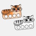 Tiger Paper Craft Printable Jungle Animal Finger Puppet Kids Craft Bear ...
