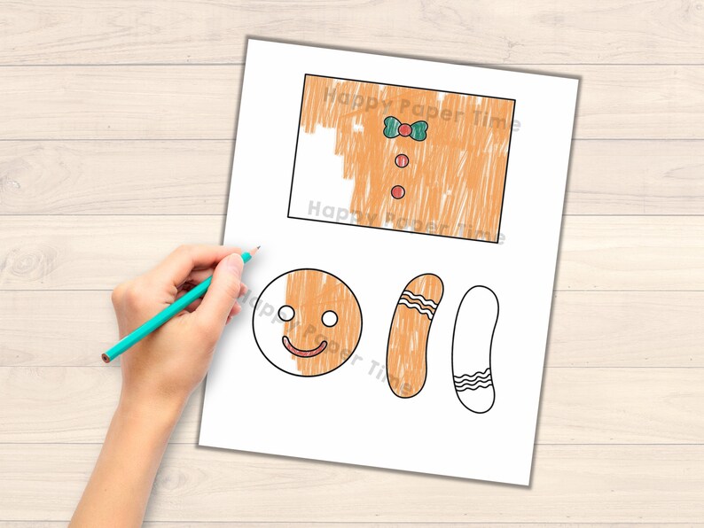 Gingerbread Man Toilet Paper Roll Craft Christmas Party - Etsy