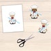 Chef Cook Paper Craft Printable Community Helper Finger Puppet Kids ...