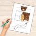 Bear Toilet Paper Roll Craft Forest Woodland Party Coloring Printable ...