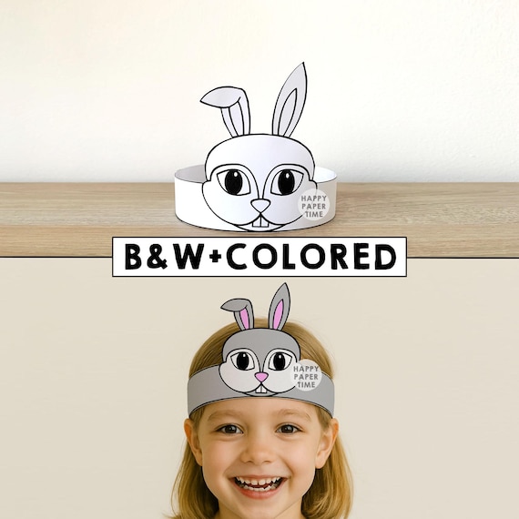 Bunny Ear Crown Template