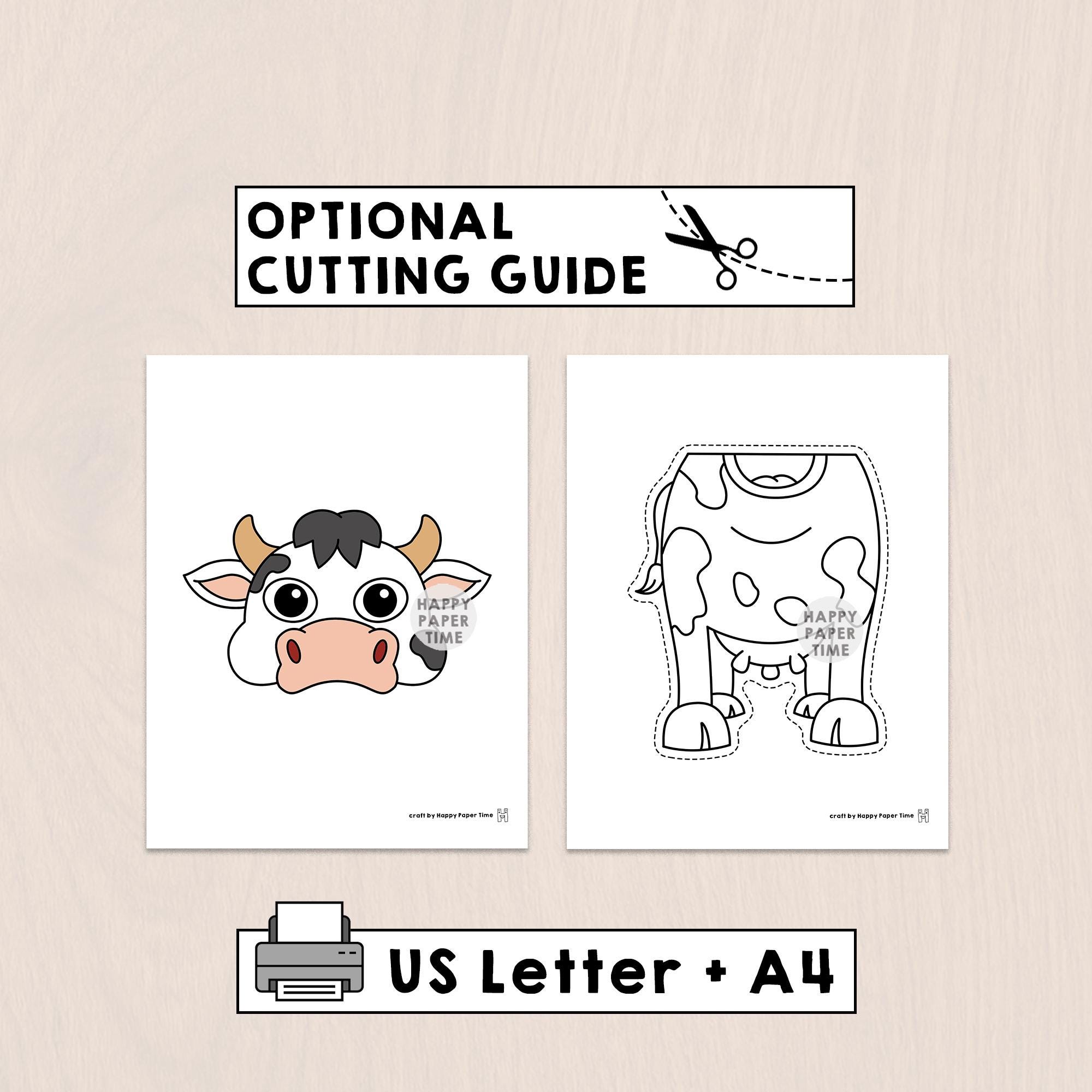 Farm Animals Paper Bag Puppets Printable Craft Activity Cut Paste ...