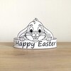 Bunny Ears Paper Crown! PRINTABLE Easter Coloring Crown! Kids Easter ...