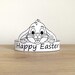 Bunny Ears Paper Crown! PRINTABLE Easter Coloring Crown! Kids Easter ...