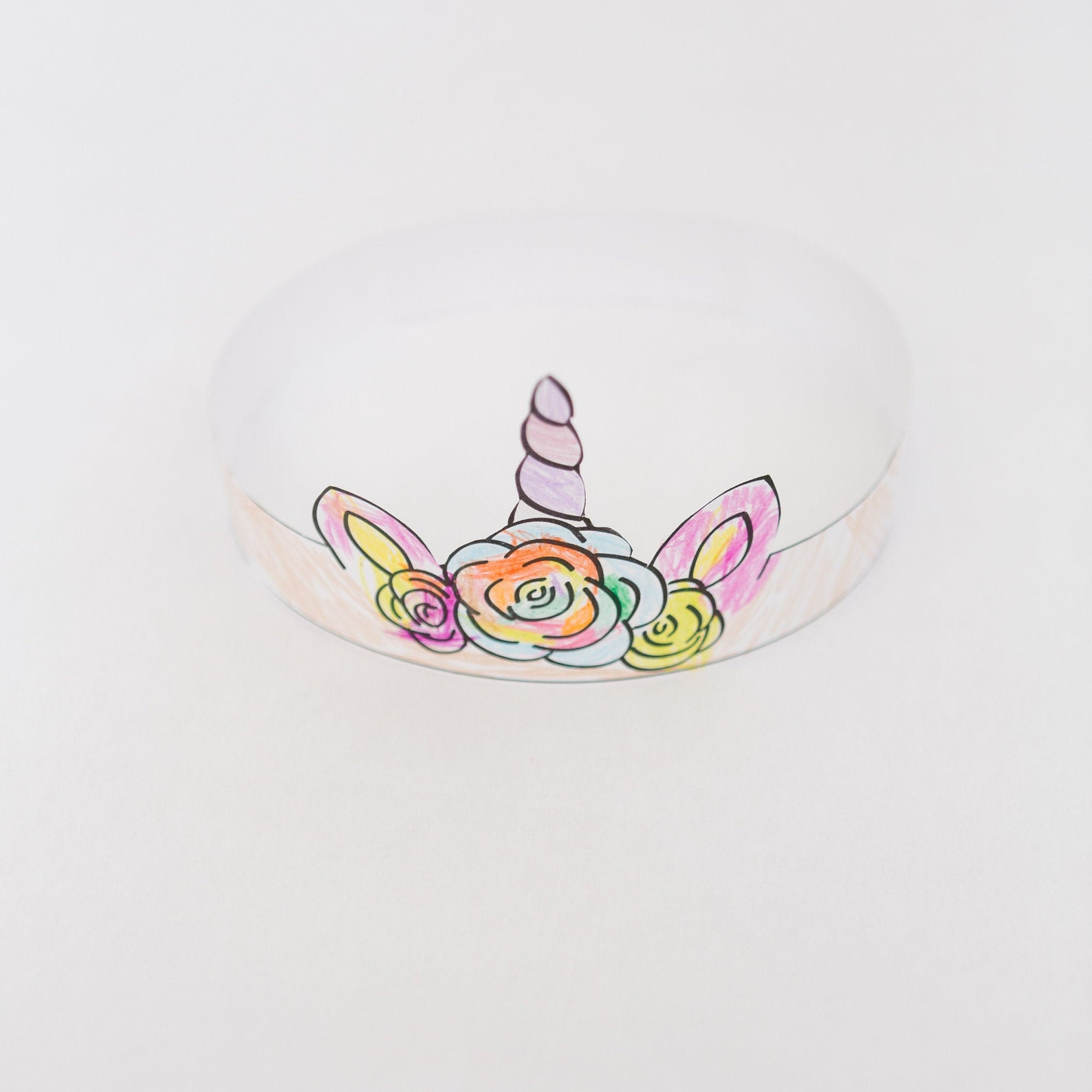 Unicorn Paper Crown Coloring Printable Kids Craft Unicorn | Etsy