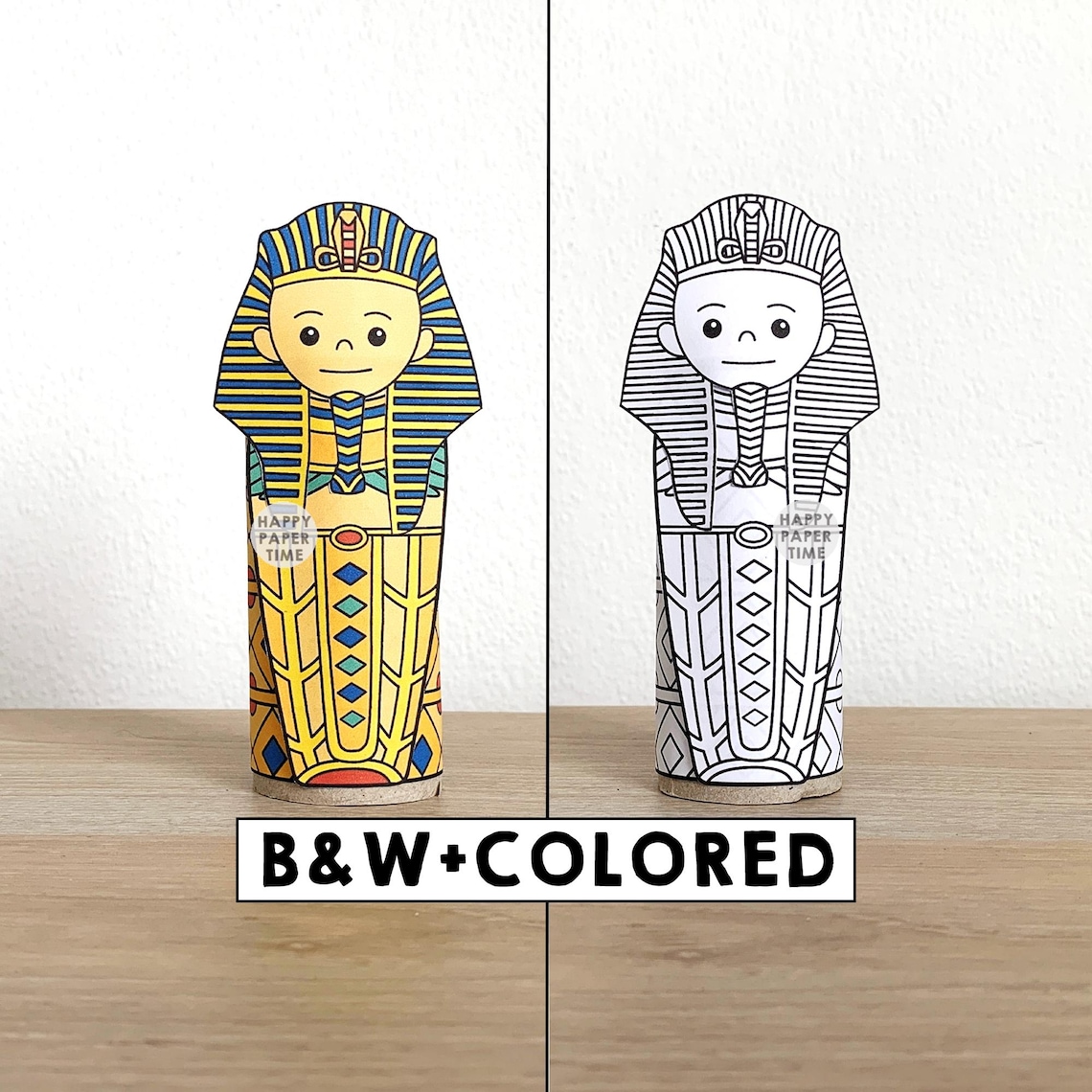 Sarcophagus Toilet Paper Roll Craft Ancient Egypt Party Coloring ...