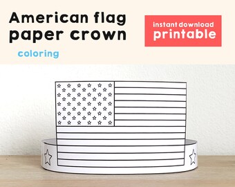 American Flag Kids Coloring - Etsy