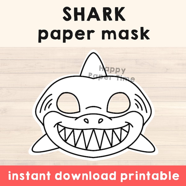 Shark Mask - Etsy