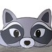 Raccoon Paper Crown Coloring Activity Printable Kids Craft Woodland ...