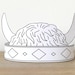 Native American Paper Craft Bison Headdress Crown Party Coloring ...
