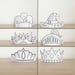 Medieval Fantasy Paper Crown Coloring Headband Knight Dragon Princess ...