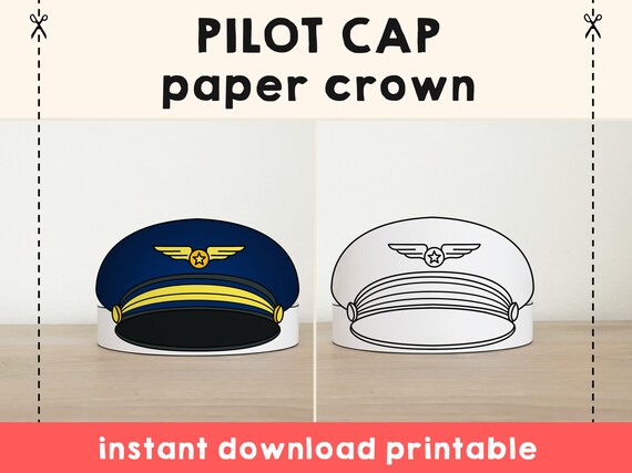 Pilot Hat Template