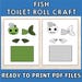 Fish Toilet Paper Roll Craft Ocean Animal Beach Sea Party Coloring ...