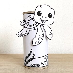 Sea Turtle Toilet Paper Roll Craft Ocean Animal Beach Sea Party ...