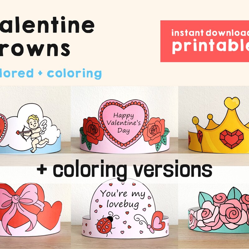 Valentine Printables - Etsy
