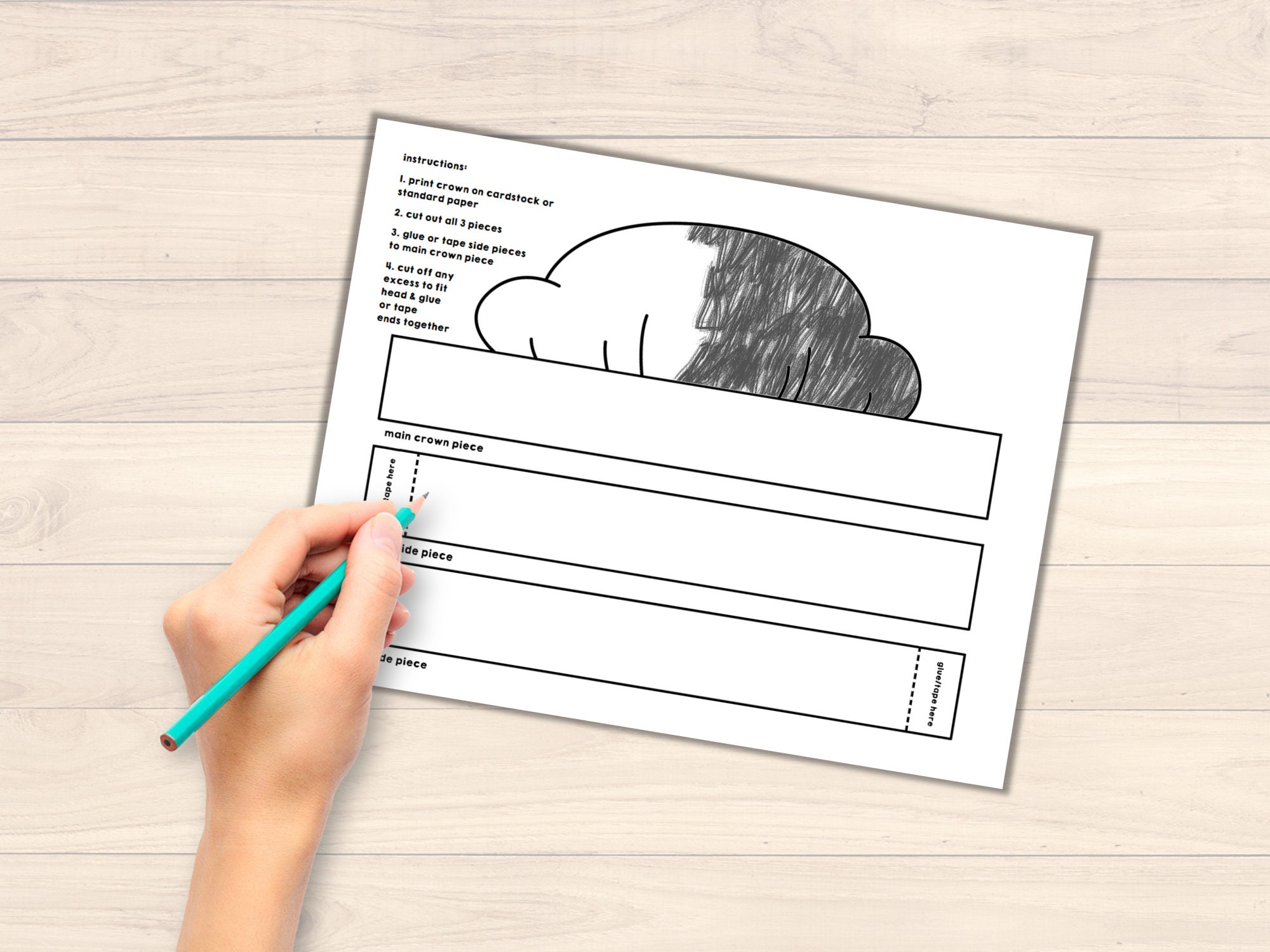 Pilgrim Cap Hat Paper Crown Thanksgiving Settler Party - Etsy