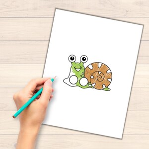 Snail Paper Craft Printable Finger Puppet Bug Template Kids Craft ...