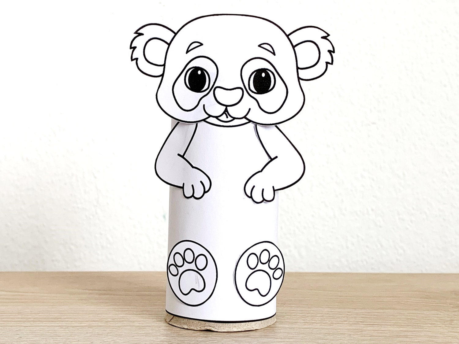 Panda Toilet Paper Roll Craft Asian Animal Jungle Party - Etsy