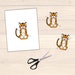 Tiger Paper Craft Printable Asian Animal Finger Puppet Kids Craft ...