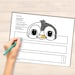 Penguin Paper Crown Party Coloring Paper Hat Printable Kids Craft Cute ...