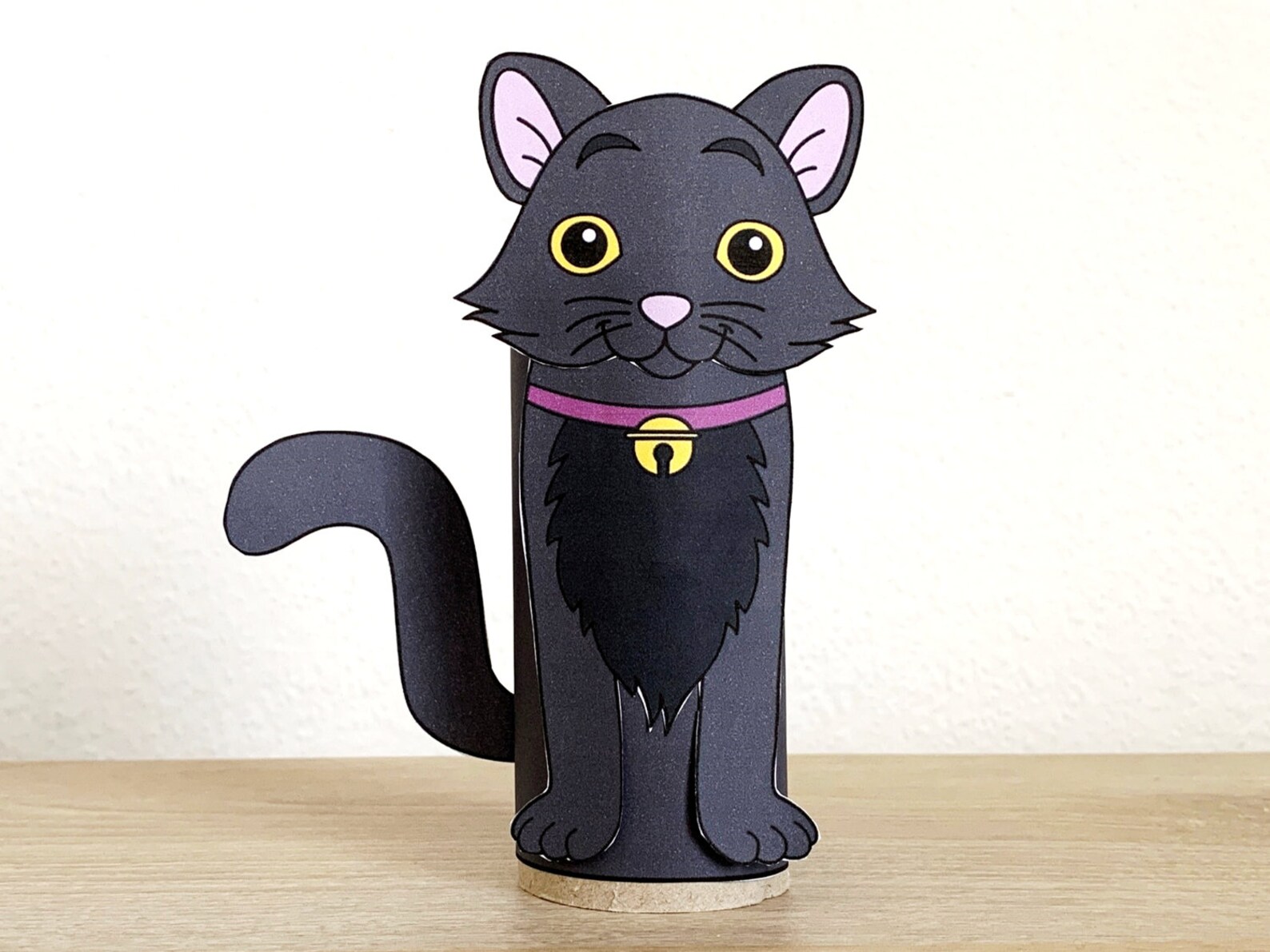 Black Cat Toilet Paper Roll Craft Halloween Spooky Party - Etsy